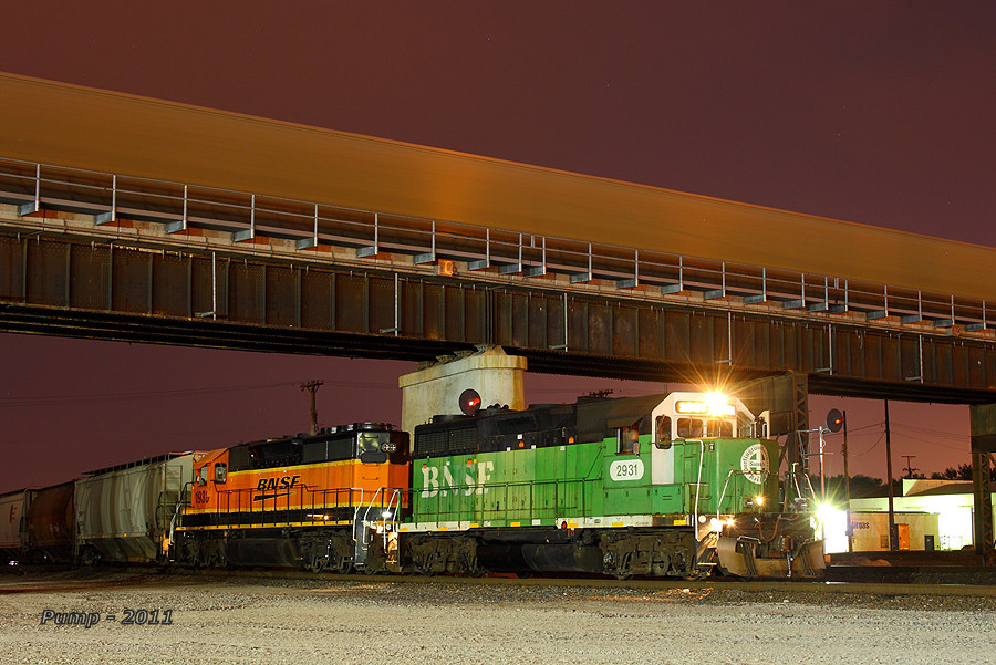 Northbound BNSF Yard Job Train